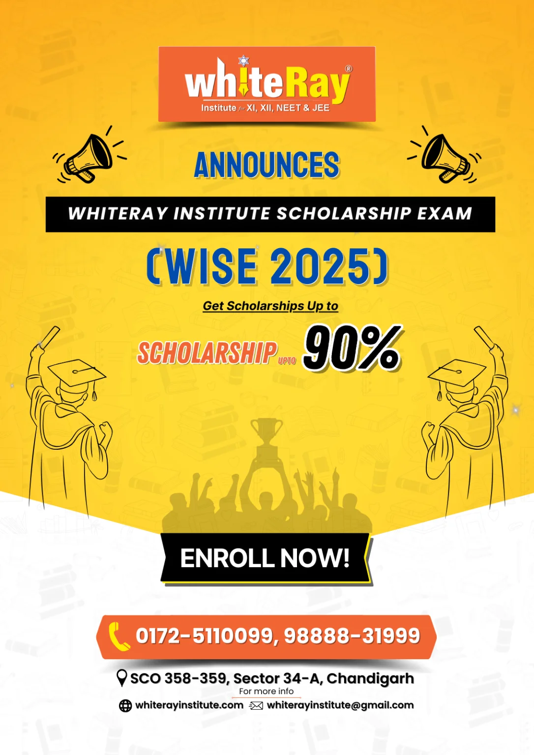 WISE 2025 - WhiteRay Institute Scholarship Exam